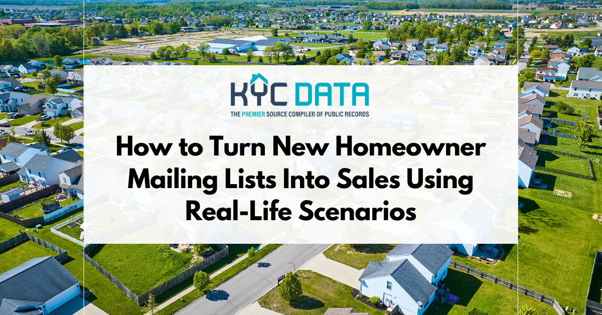 How to Turn New Homeowner Mailing Lists Into Sales Using Real-Life ...